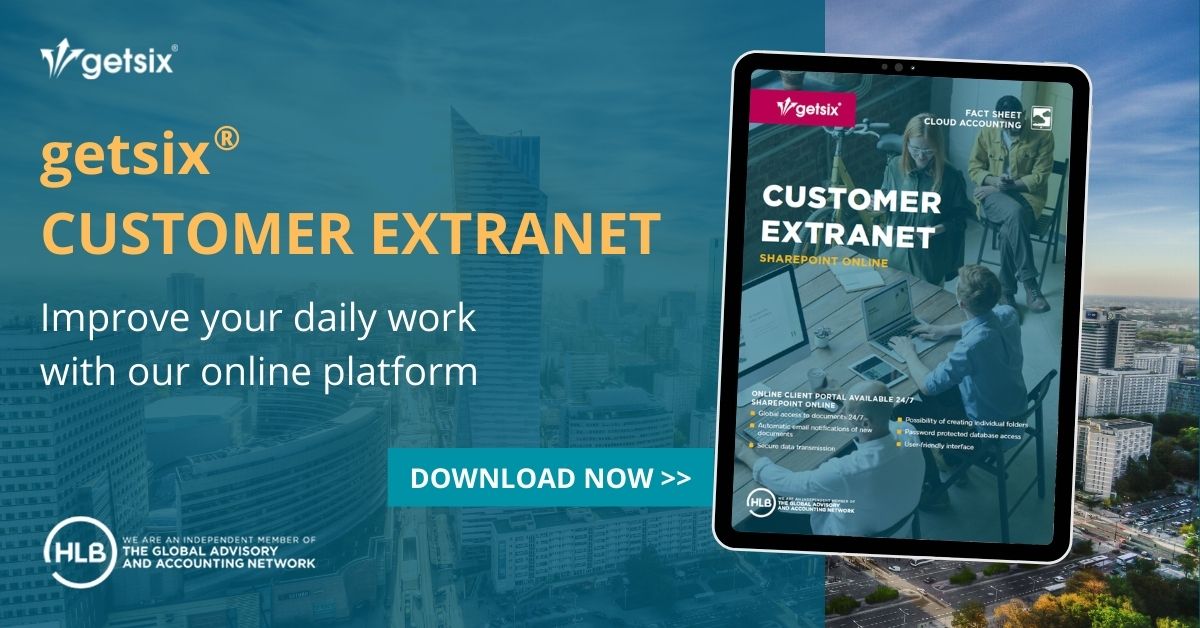 e-Service 'Customer Extranet' | getsix