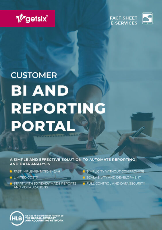 Customer BI and Reporting Portal - Fact Sheet - getsix
